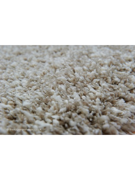 Twilight Linen White Beige Plain Shaggy Rug | The Rugs Warehouse