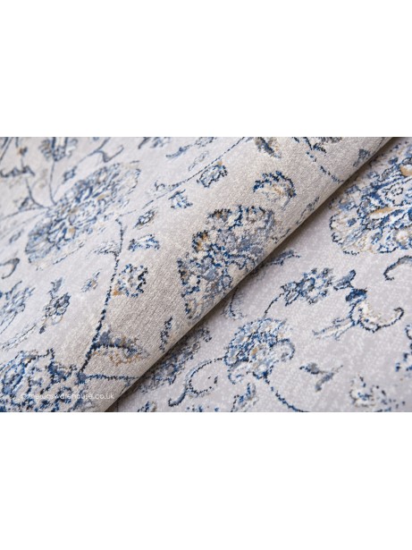 Luciana Grey bordered Traditional Rug | The Rugs Warehouse