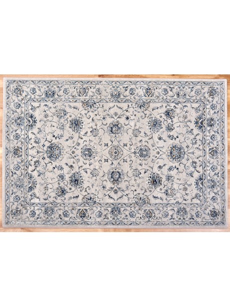 Luciana Grey bordered Traditional Rug | The Rugs Warehouse