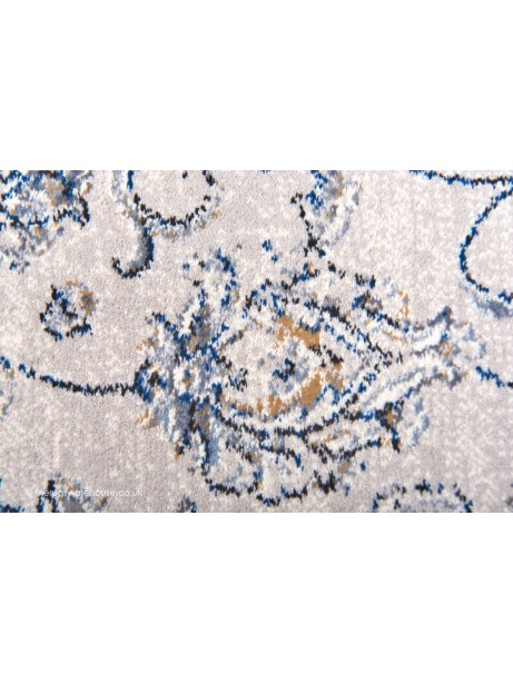 Luciana Grey bordered Traditional Rug | The Rugs Warehouse