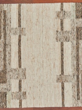 Saki Red Mix Abstract Handmade Wool Modern Designer Rug by Haro | The ...