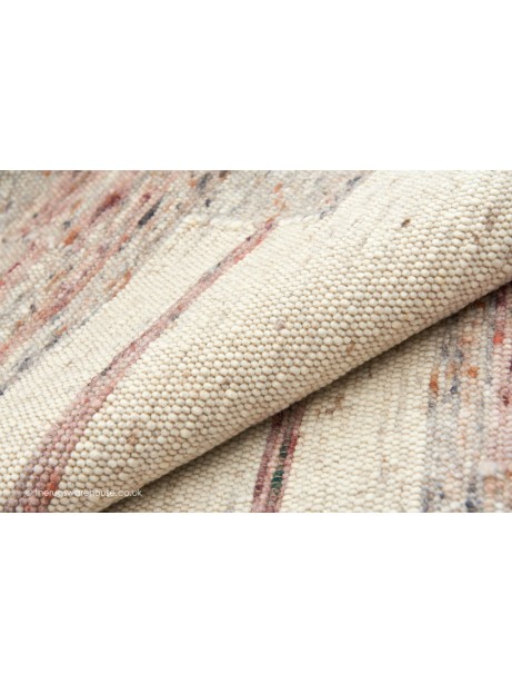Saki Red Mix Abstract Handmade Wool Modern Designer Rug by Haro | The ...