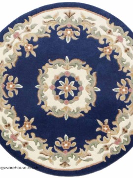 Royal Blue Aubusson Rug - Buy Online at The Rugs Warehouse | The Rugs ...