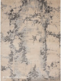 Miramar Beige Abstract Handmade Wool Modern Designer Rug by Toulemonde ...