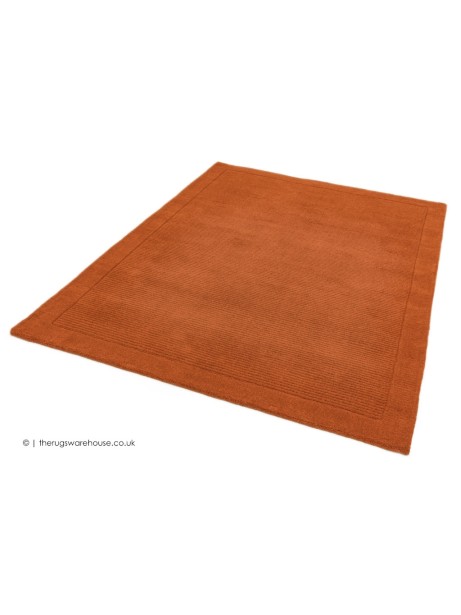 Asiatic York Terracotta Plain Wool Rug - FREE UK Delivery Online at The ...