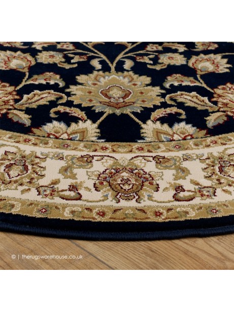 Kendra 3330B Traditional Blue Circle Rug - Buy Online at The Rugs ...