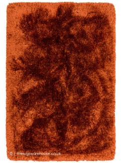 Buy Plush Shaggy Rust Rug | Free UK Delivery | The Rugs Warehouse