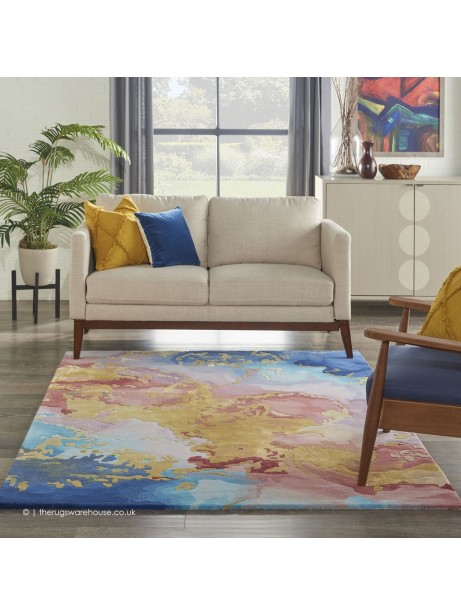 Prismatic PRS18 Blue Multi Rug - The Rugs Warehouse | The Rugs Warehouse