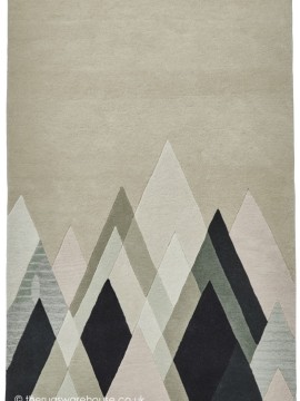 Miramar Beige Abstract Handmade Wool Modern Designer Rug by Toulemonde ...