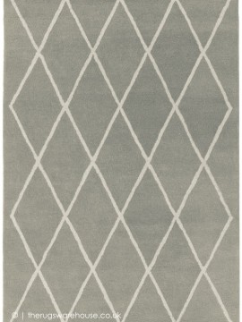 Albany Grid Silver Rug | The Rugs Warehouse
