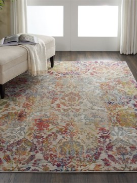 Nourison Ankara Global ANR07 Blue Green Traditional Rug | The Rugs ...