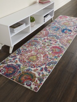 Nourison Ankara Global ANR07 Blue Green Traditional Rug | The Rugs ...