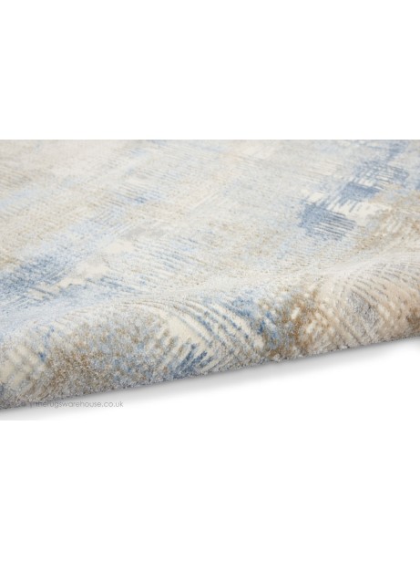 Cross Beige Abstract Polyester Modern Designer Rug by Calvin Klein ...