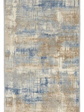 Cross Beige Abstract Polyester Modern Designer Rug by Calvin Klein ...