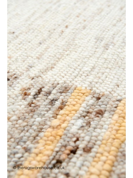 Country Ebert Cream bordered Handmade Wool Modern Designer Rug by Haro ...