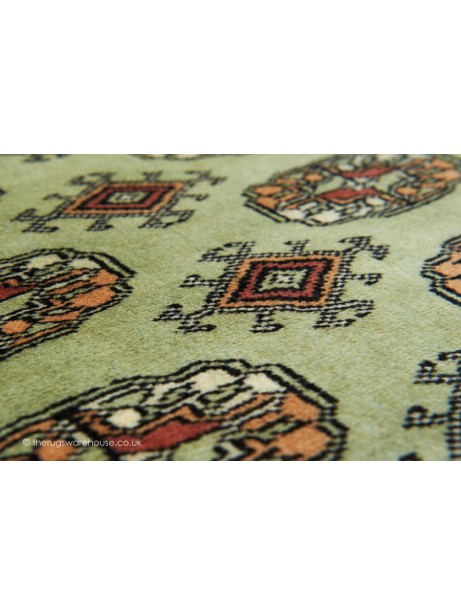Bokhara Green Traditional Hand-Knotted Rugs | Free UK Delivery | The ...