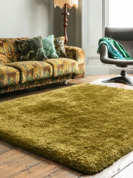 Buy Plush Shaggy Rust Rug | Free UK Delivery | The Rugs Warehouse