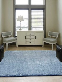 Pure Clouds White Luxury Cashmere Wool Plain Shaggy Rug | The Rugs ...