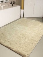 Pure Clouds White Luxury Cashmere Wool Plain Shaggy Rug | The Rugs ...
