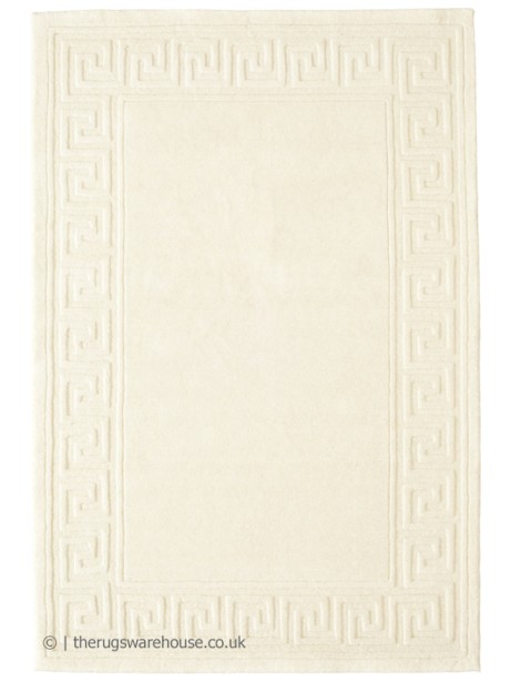 Buy Classic Greek Key Ivory Rug Online with Free UK Delivery - The Rugs ...