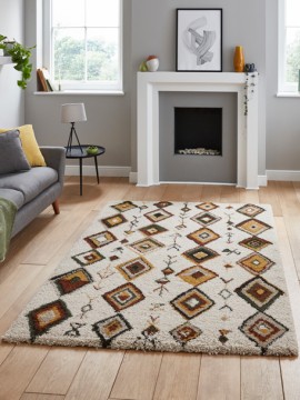 Nomad Ivory Pink Rug | The Rugs Warehouse