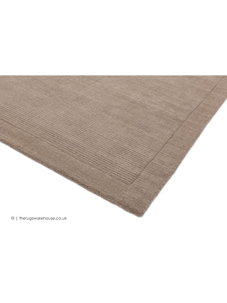 York Taupe Brown bordered Handmade Wool Modern Budget Rug by Asiatic ...