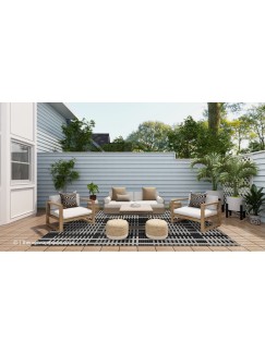 Patio PAT22 Black Grid Indoor/Outdoor Rug - FREE UK Delivery | The Rugs ...