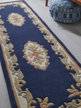 Royal Blue Aubusson Rug - Buy Online at The Rugs Warehouse | The Rugs ...