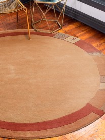 Manali Blue Round Rug - The Rugs Warehouse | The Rugs Warehouse