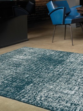 Torino Petrol Blue Abstract Rug - Asiatic | The Rugs Warehouse