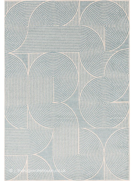 Blue Swirl Rug | The Rugs Warehouse