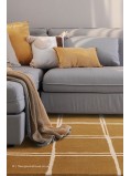 Albany Grid Gold | The Rugs Warehouse