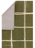 Albany Grid Olive Rug | The Rugs Warehouse
