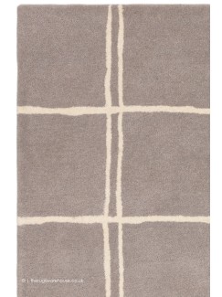 Albany Grid Silver Rug | The Rugs Warehouse