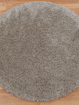 Round Luxury Twilight Shaggy Charcoal Circle Rug | The Rugs Warehouse