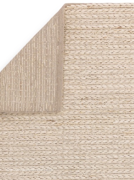Oakley Blonde Cream Plain Handmade Jute Modern Rug by Asiatic | The ...