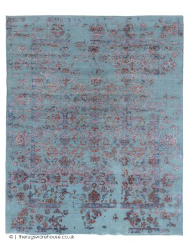 Erase Taupe Traditional Hand-Knotted Wool Bordered Rug | The Rugs Warehouse