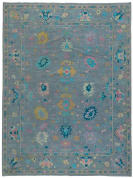 Ushak 100 Multi Bordered Persian Rust Multi Rug - Buy Online at The ...