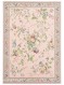 Sagrini Rose Multi-Coloured bordered Polyester Modern Flat Woven Rug ...