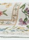 Sagrini Cream bordered Polyester Modern Flat Woven Rug | The Rugs Warehouse