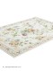 Sagrini Cream bordered Polyester Modern Flat Woven Rug | The Rugs Warehouse