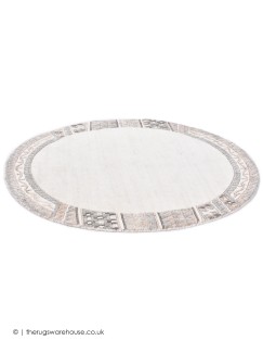 Gobi Natural Beige Circle Rug | The Rugs Warehouse