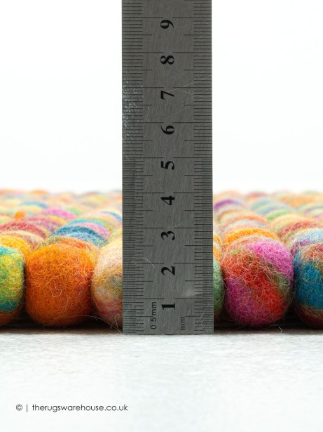 Felty Multi-Coloured Pebbles Handmade Wool Modern Luxury Rug | The Rugs ...