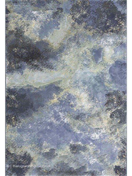 Galleria Cosmo Blue Mix Modern Abstract Rug | The Rugs Warehouse