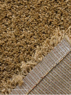Luxury Twilight Shaggy Plain Gold Rug | The Rugs Warehouse