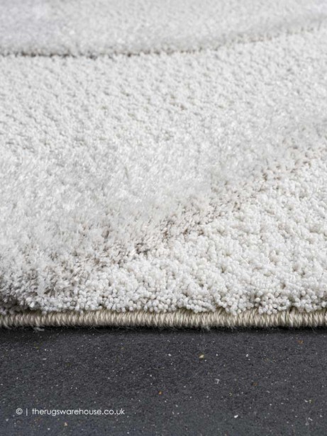 Cleo Waves White Rug | The Rugs Warehouse