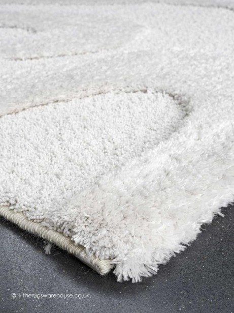 Cleo Waves White Rug | The Rugs Warehouse