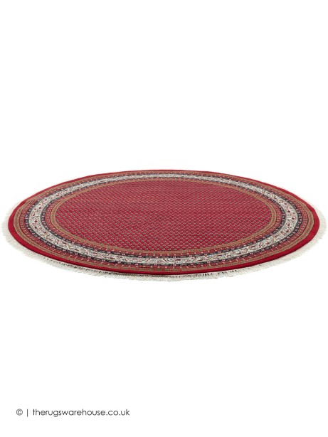 Chandi Red Circle Rug | The Rugs Warehouse