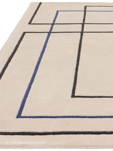Reef Outline Blue Rug | The Rugs Warehouse