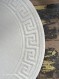 Vetrina Greek Key Cream Circle bordered Handmade Wool Modern Luxury Rug ...